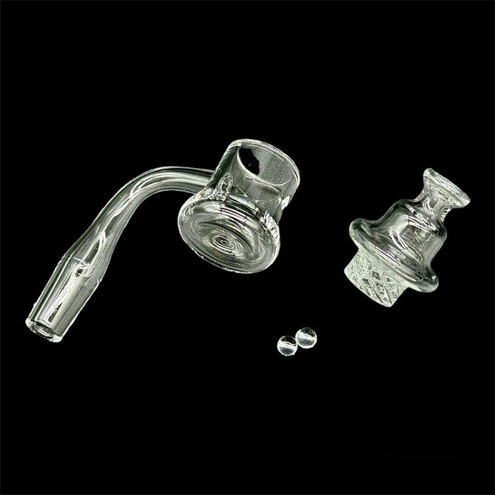 14mm Wide Bottom Full Quartz Banger Set – US Shop