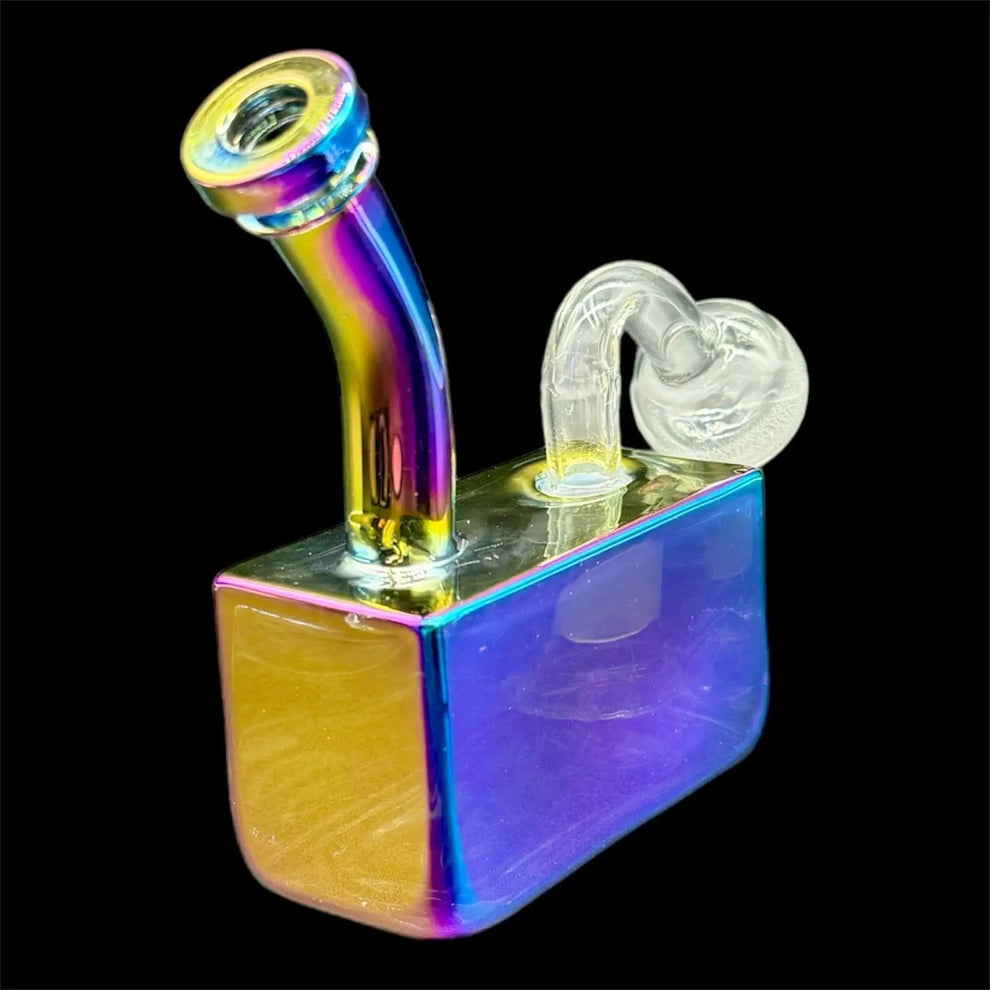 Compact Oil Bubbler - Mini Square Design for Efficient Dabbing – US Shop