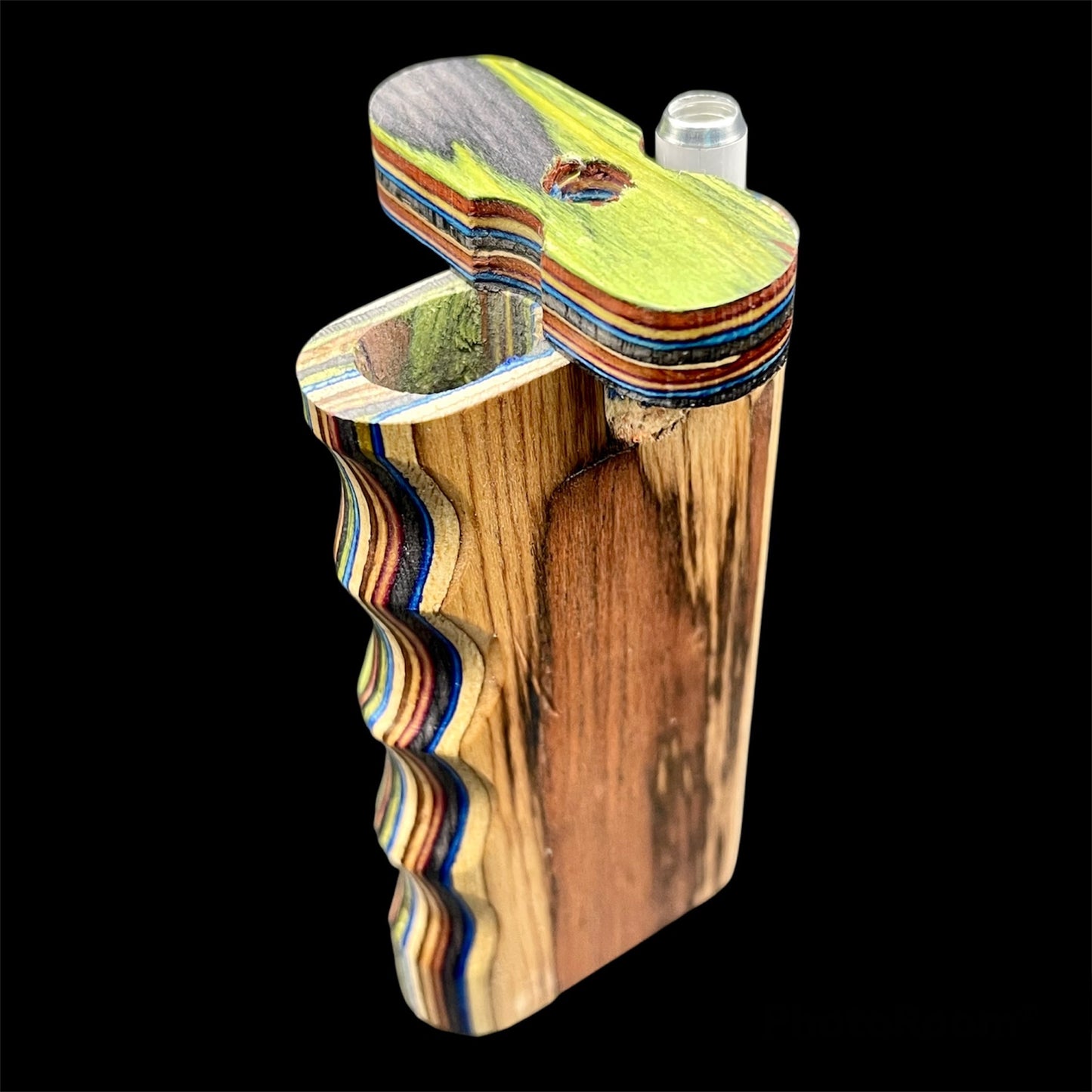Traditional Rainbow Color One Hitter Box | Dugout One Hitter | Free ...